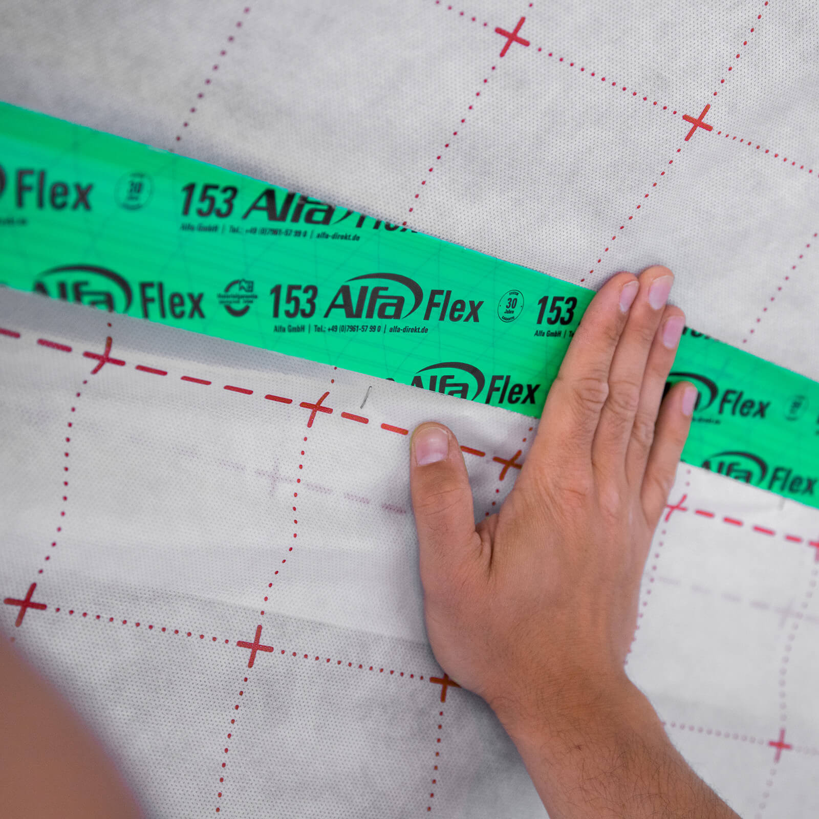 Alfa Flex flexibles Folienklebeband & Dampfsperrklebeband